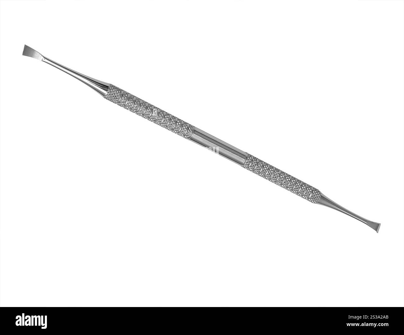 dental tools, probe isolated on white background. dental tools, probe ...