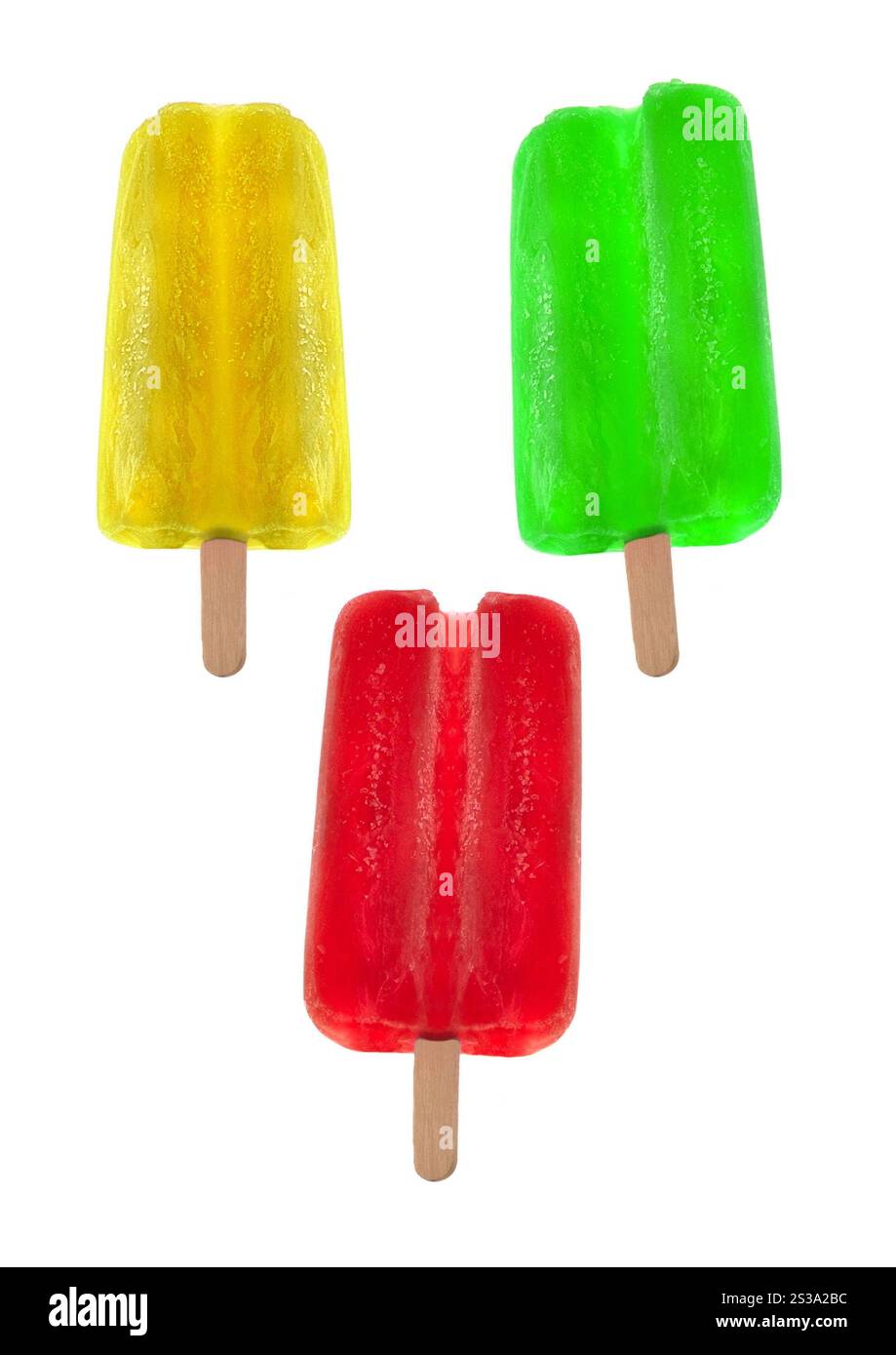 different ice cream isolated on white background. different ice cream ...