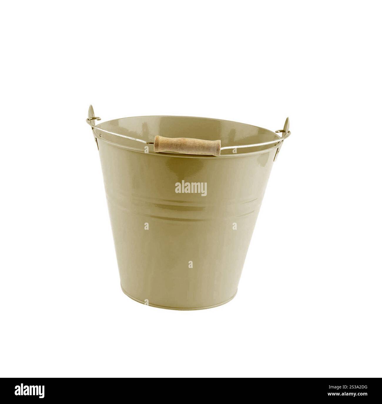 Small iron milling bucket on white. Small iron milling bucket Stock ...