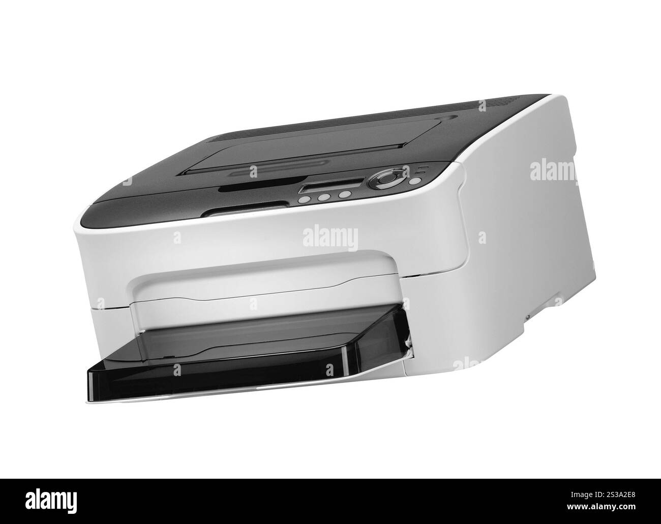 All in one printer scaner isolated on white. All in one printer scaner ...