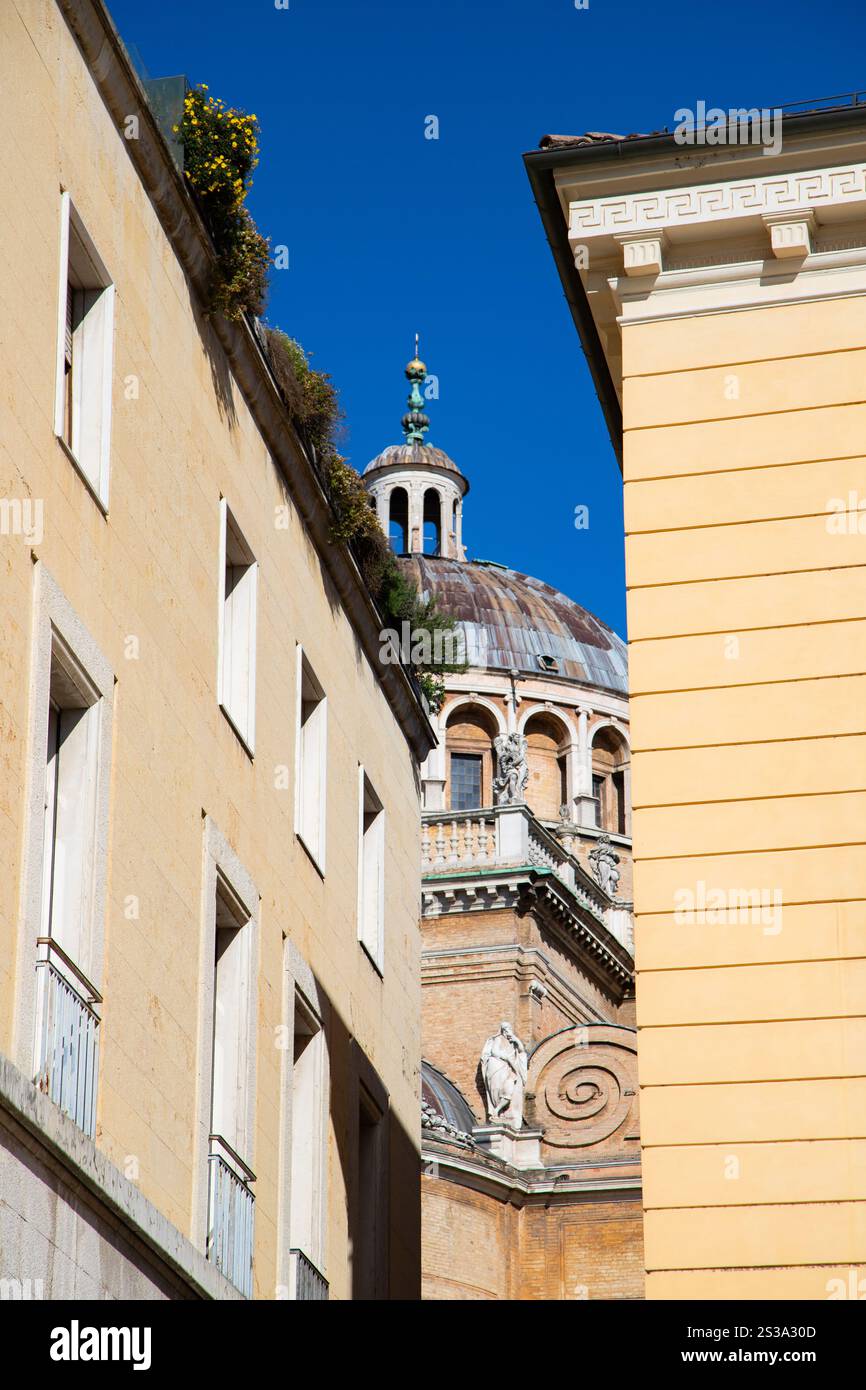 Parma city center glimpse, featuring historic monuments, beautiful ...