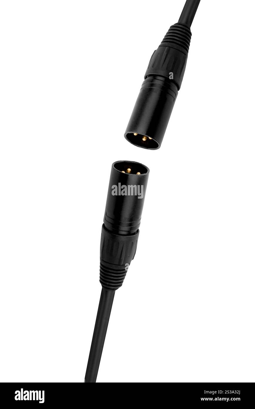 Wire plug isolated on white Stock Photo - Alamy