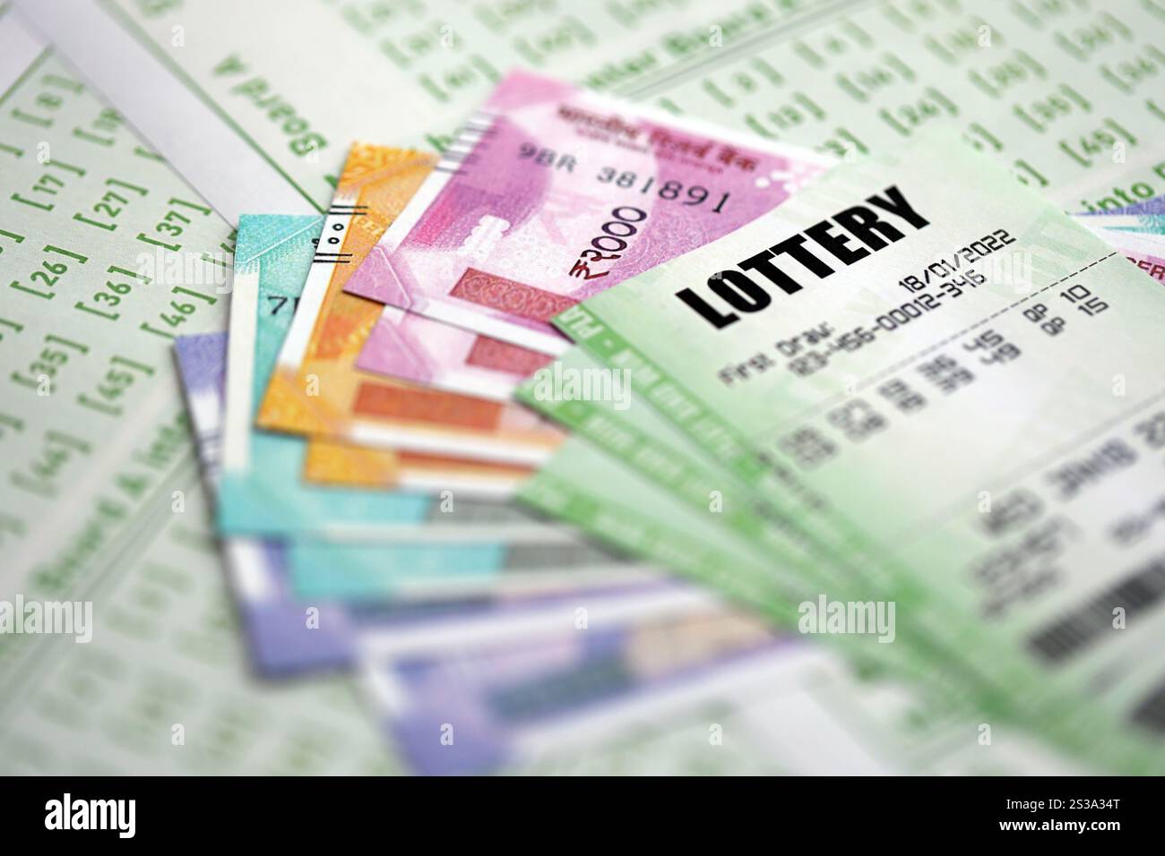 India lottery hi-res stock photography and images - Alamy