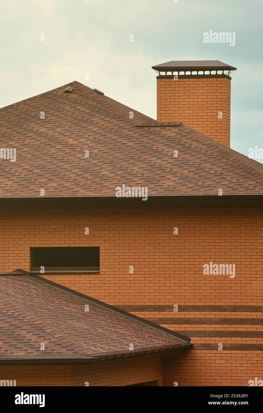 The house is equipped with high-quality roofing of shingles (bitumen ...