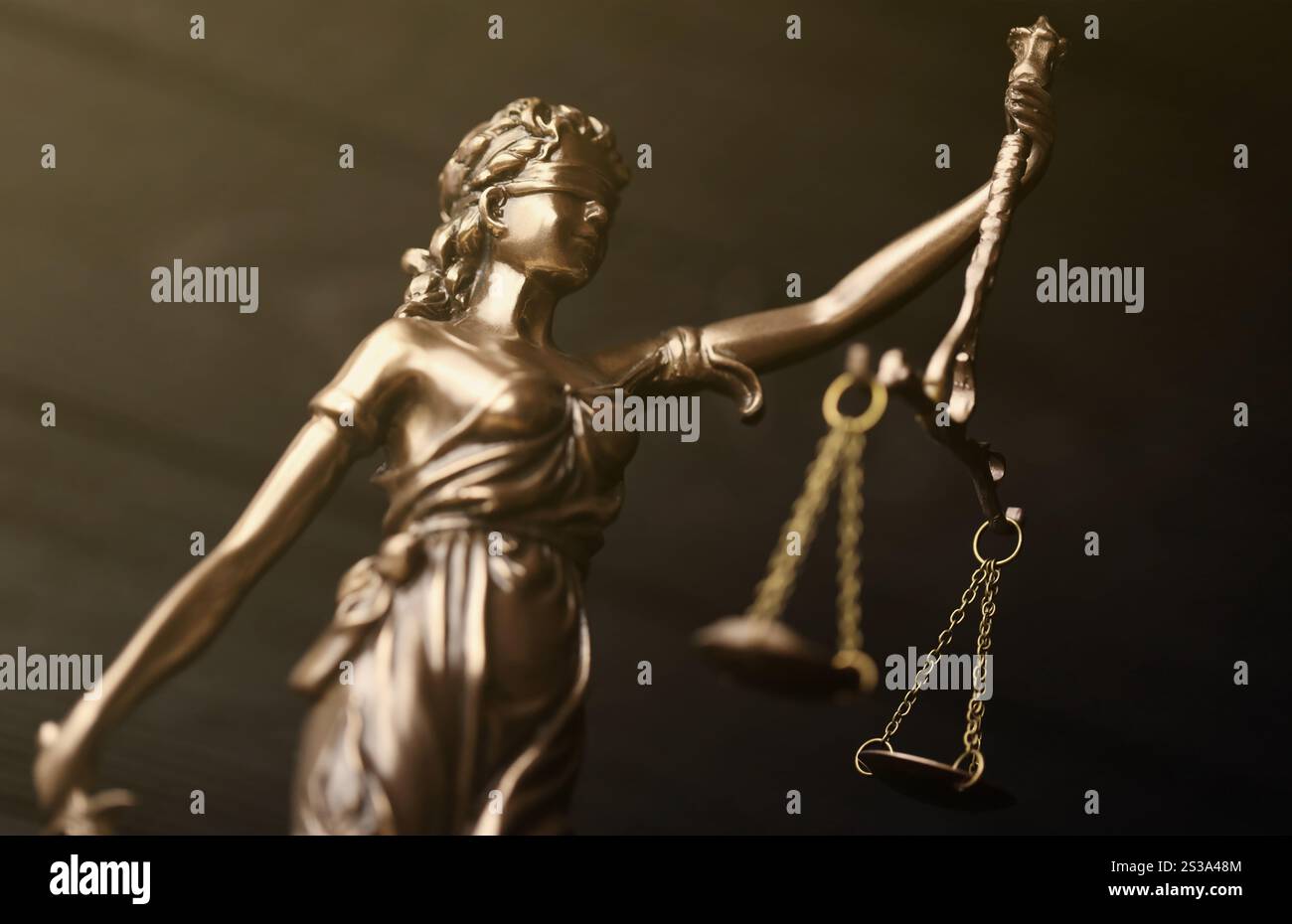 The Statue of Justice - lady justice or justitia the Roman goddess of ...