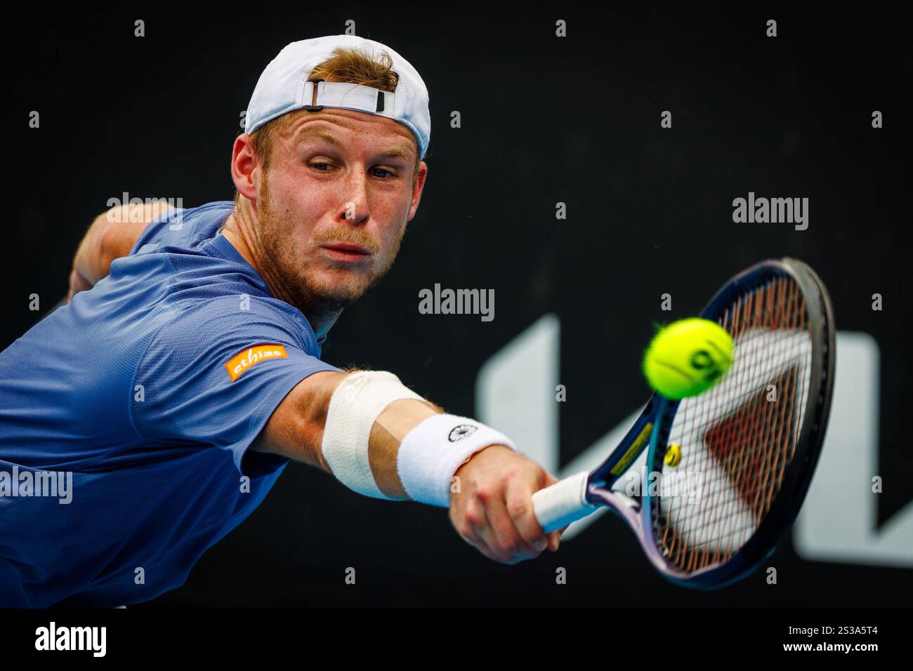 Melbourne, Australia. 09th Jan, 2025. Belgian Gauthier Onclin pictured ...