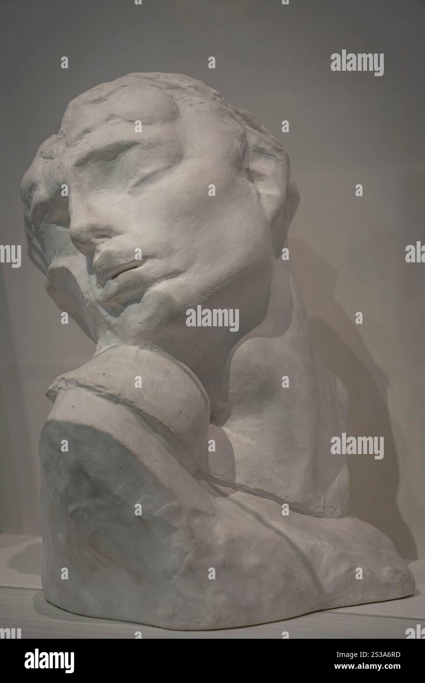 Paris, France - 12 14 2024: Bourdelle Museum. Plaster Head sculpture ...