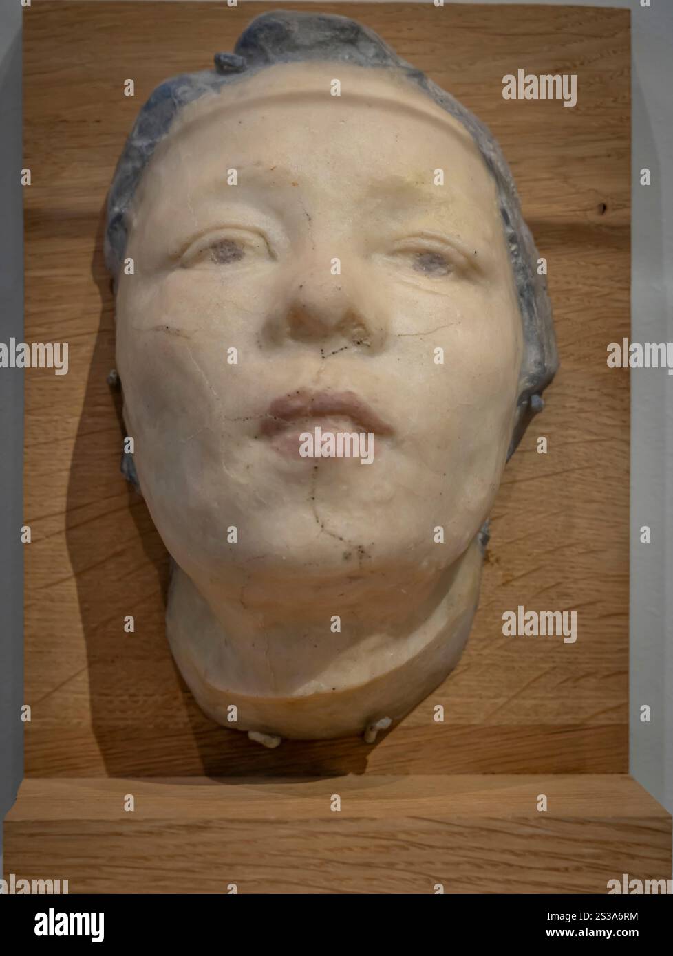 Paris, France - 12 14 2024: Bourdelle Museum. Mask of Hanako in colored ...