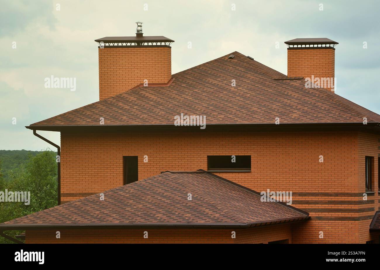 The house is equipped with high-quality roofing of shingles (bitumen ...