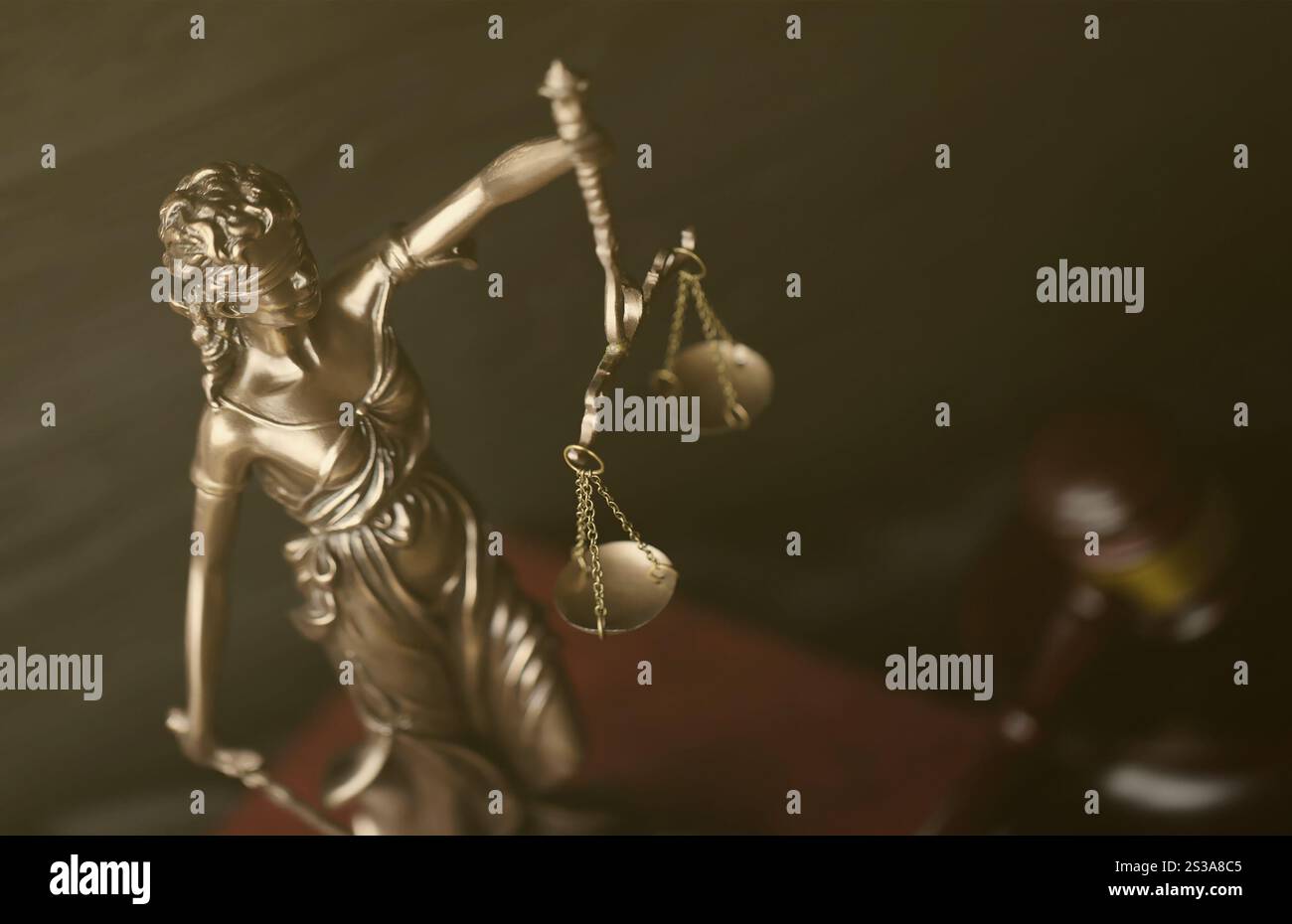 The Statue of Justice - lady justice or justitia the Roman goddess of ...