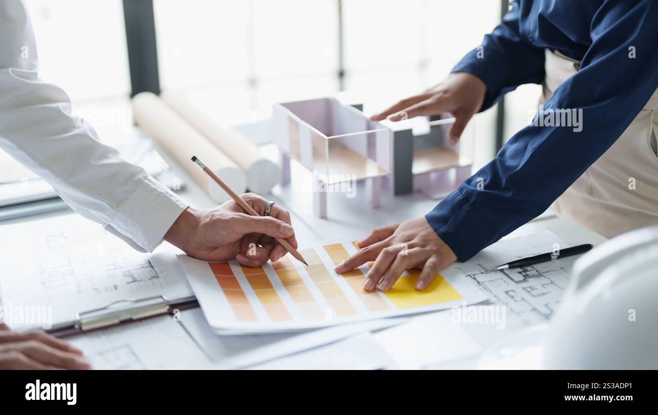 Architecture drawing on architectural Creative project business ...