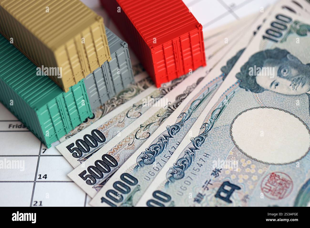 Global business container cargo ship in import export business logistic ...