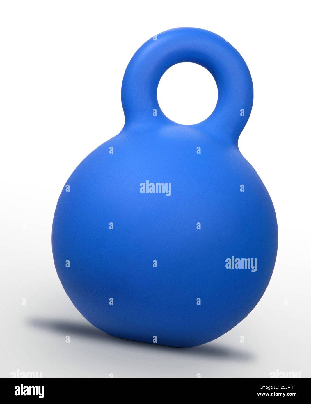 Blue dumbbell Weights. Red dumbbell Weights Stock Photo - Alamy