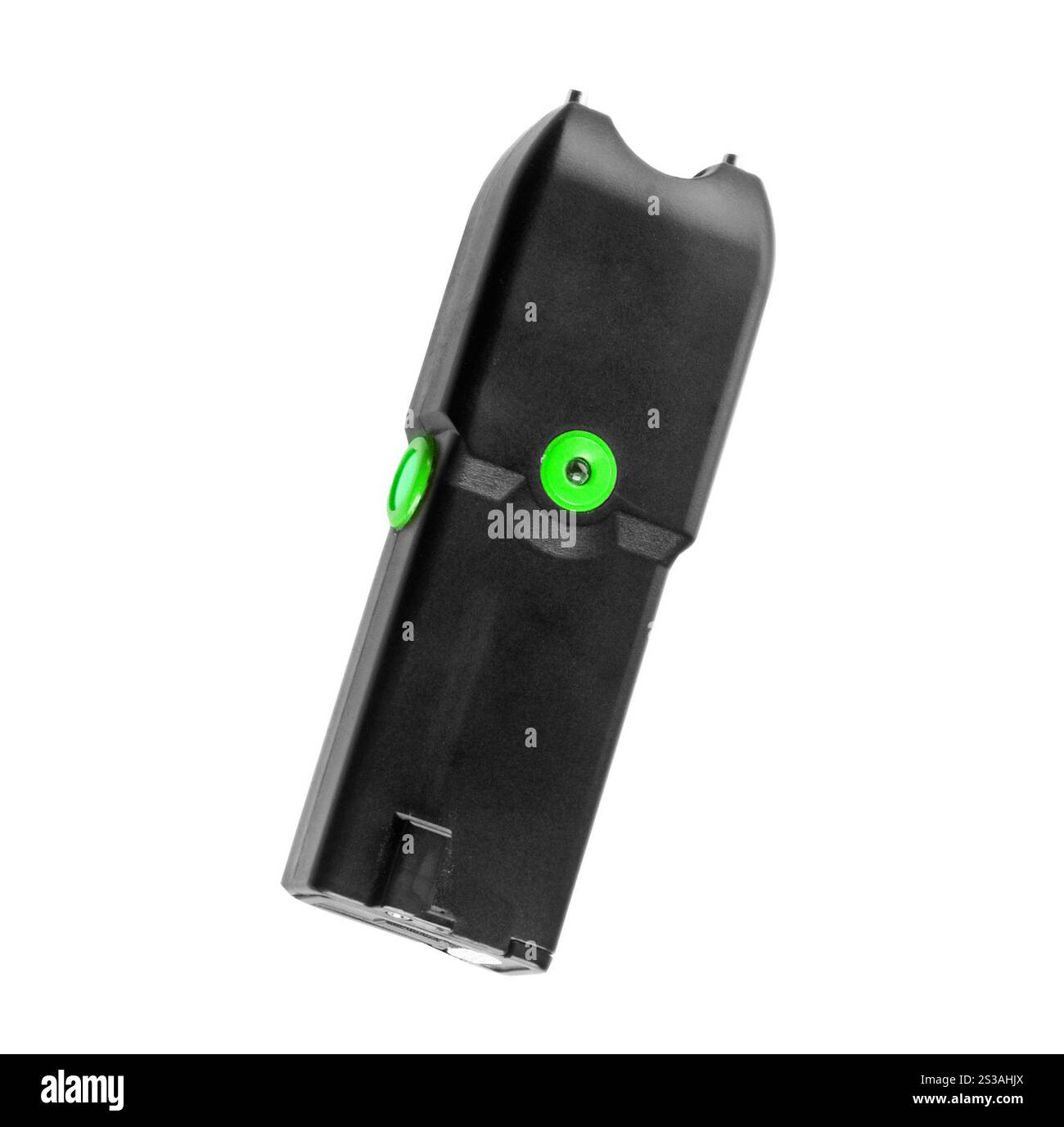 Taser isolated on white background. Taser isolated Stock Photo - Alamy