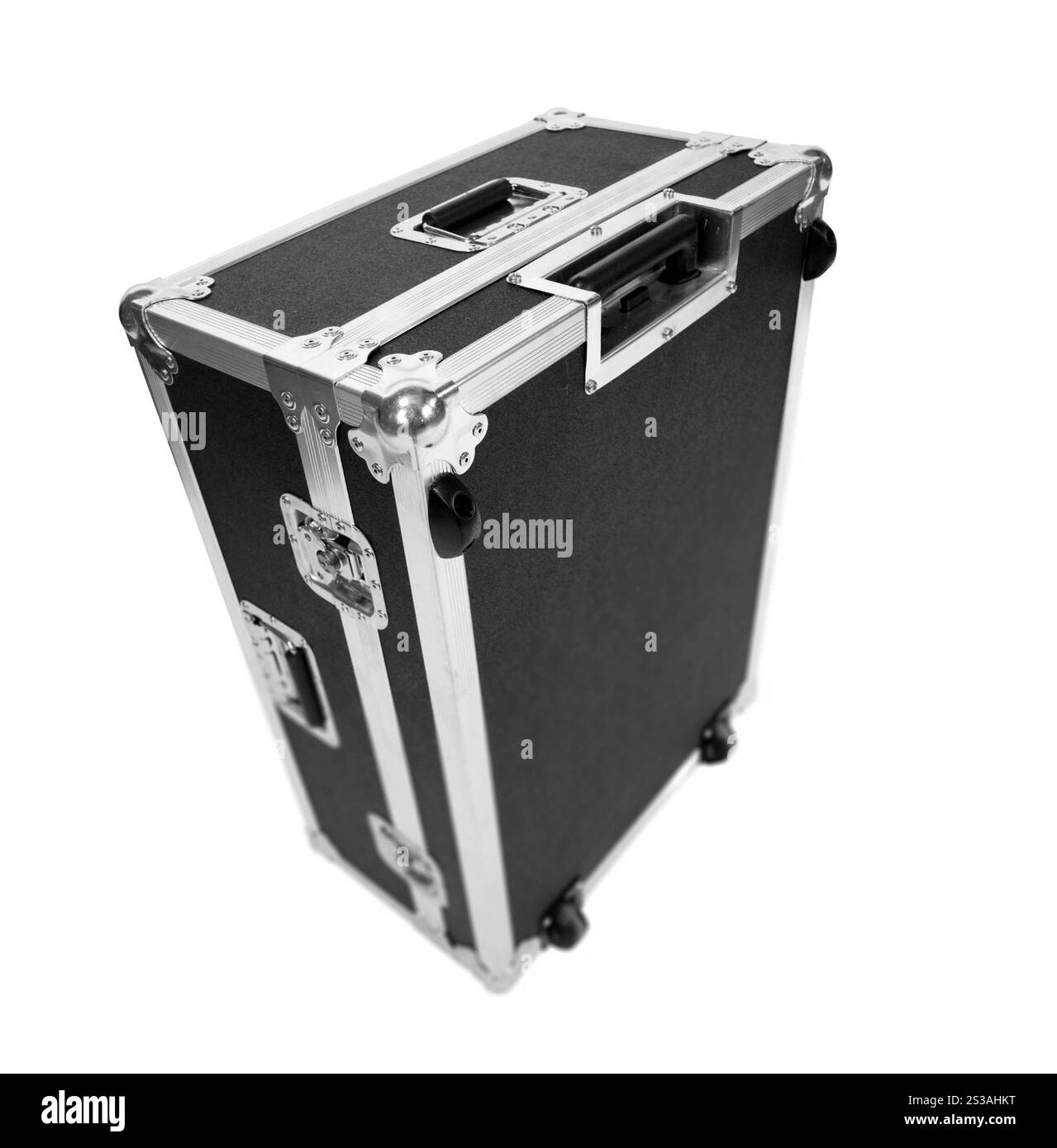 Metallic rivets of a road case isolated. Metallic rivets of a road case ...