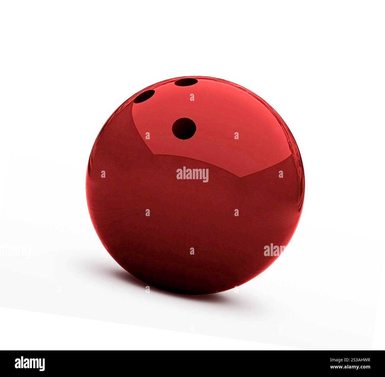 Red bowling ball isolated on white background. Red bowling ball Stock ...