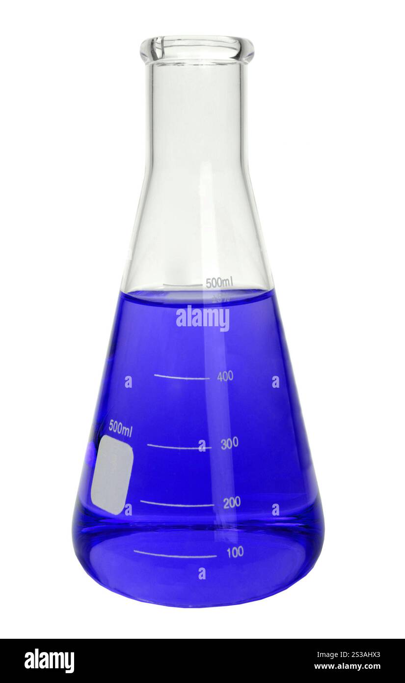 Lab glassware isolated on white background. Lab glassware Stock Photo ...