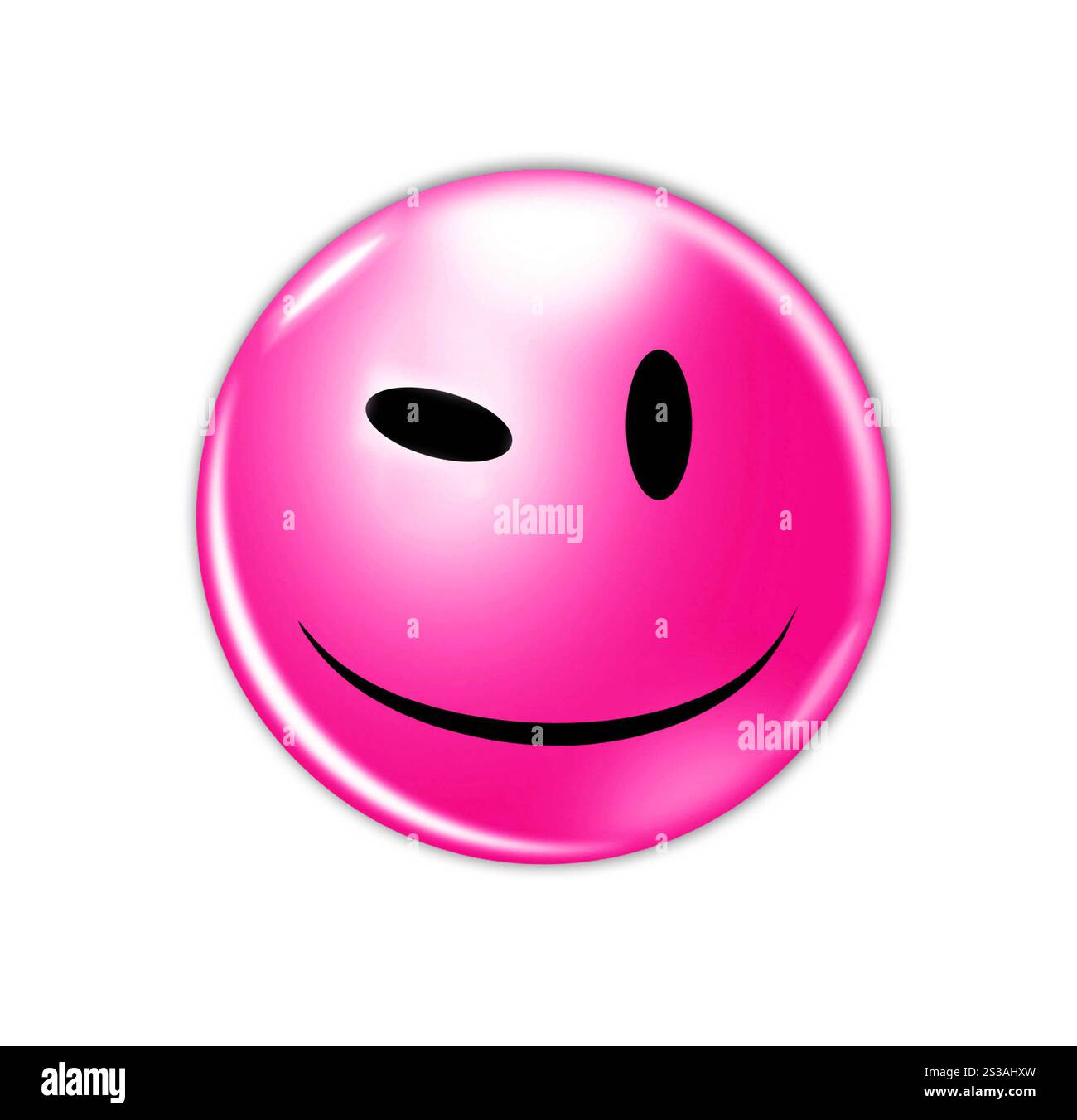 smiling ball isolated on white background. smiling ball Stock Photo - Alamy