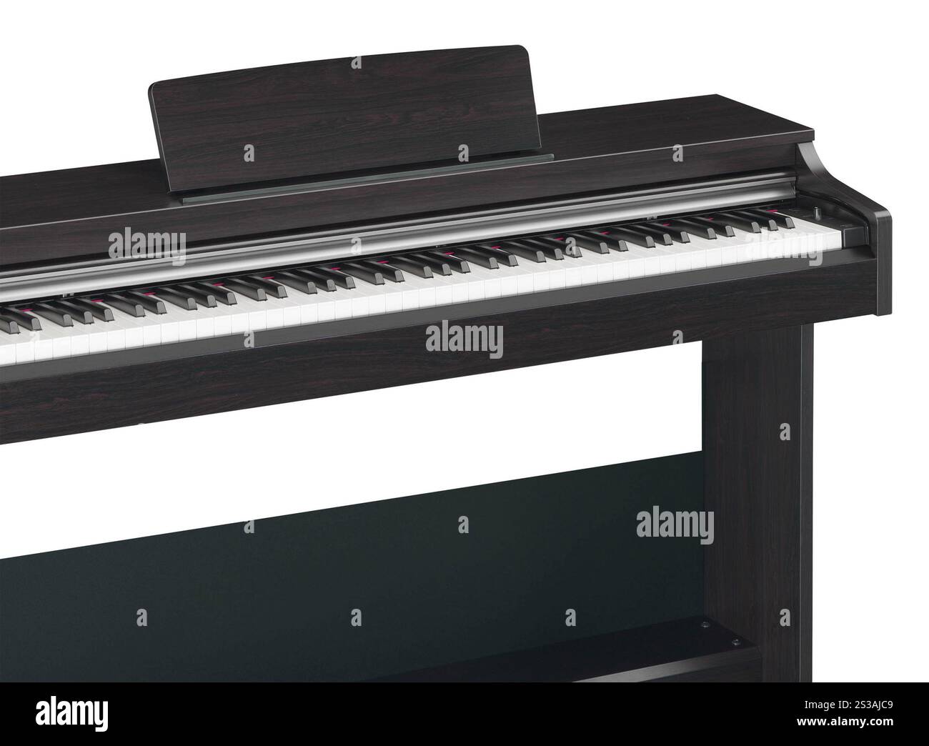 Piano isolated on white background. Piano Stock Photo - Alamy