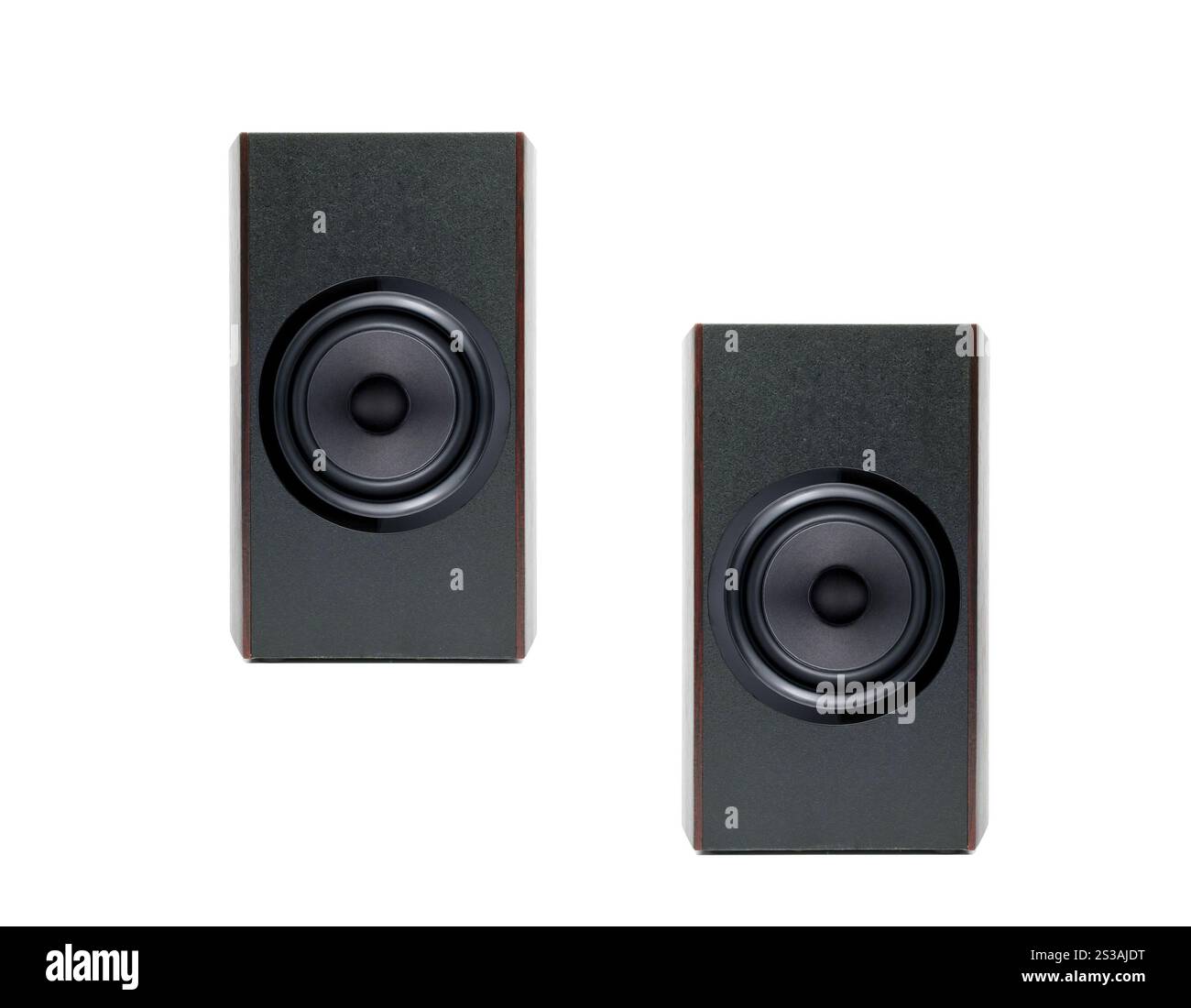 Acoustic system isolated on white background. Acoustic system isolated ...