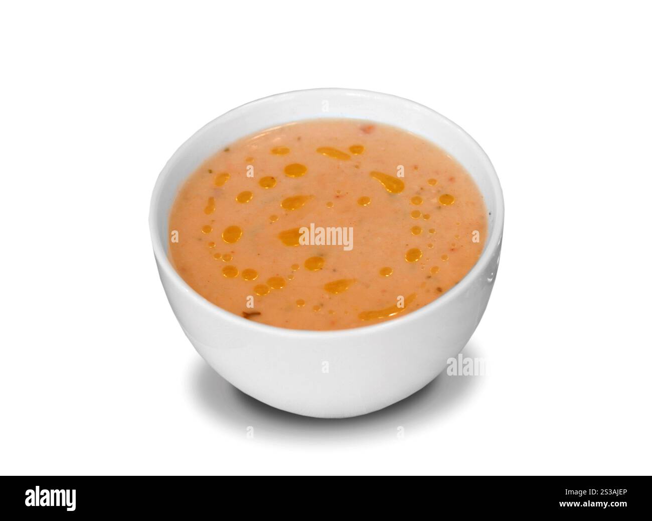 Plate of soup on white background. Plate of soup Stock Photo - Alamy