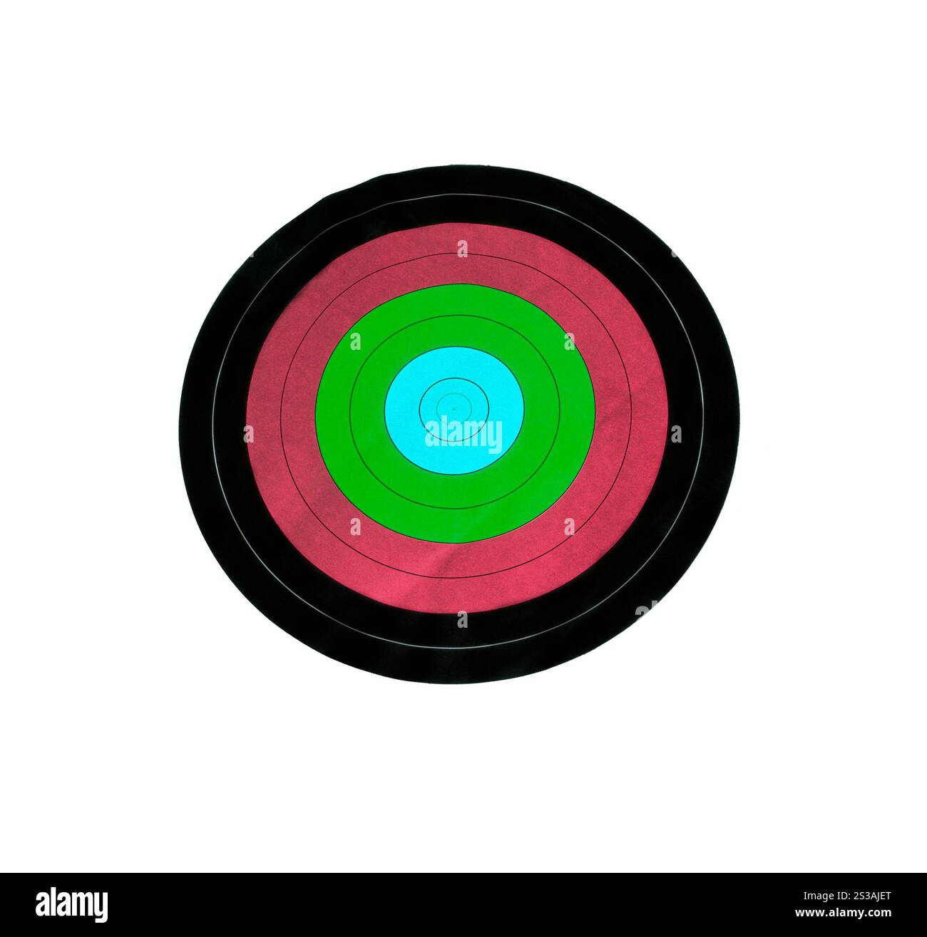 archery target isolated on white. archery target Stock Photo - Alamy