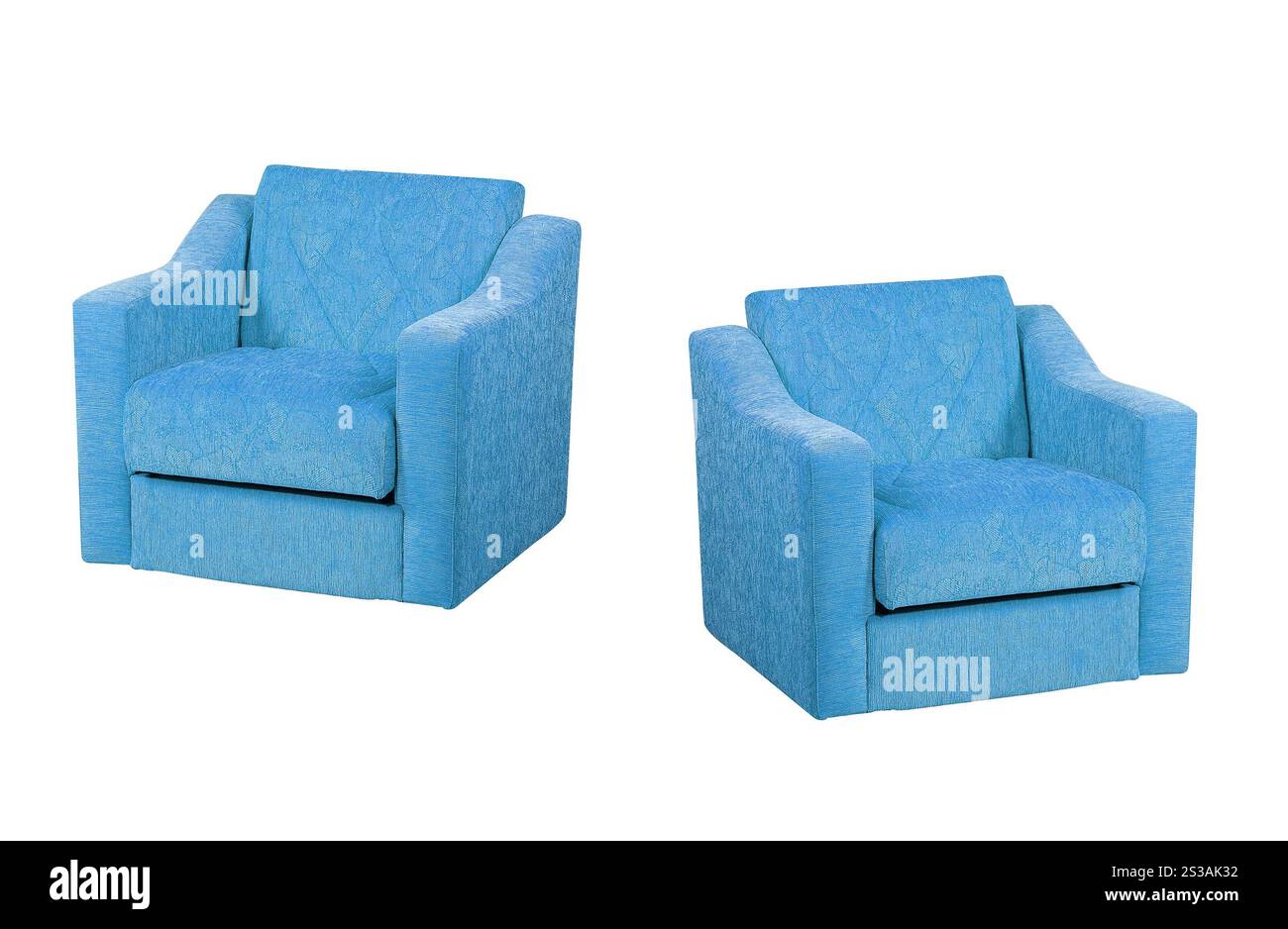 Bright blue Armchair. Bright Red Armchair Stock Photo - Alamy