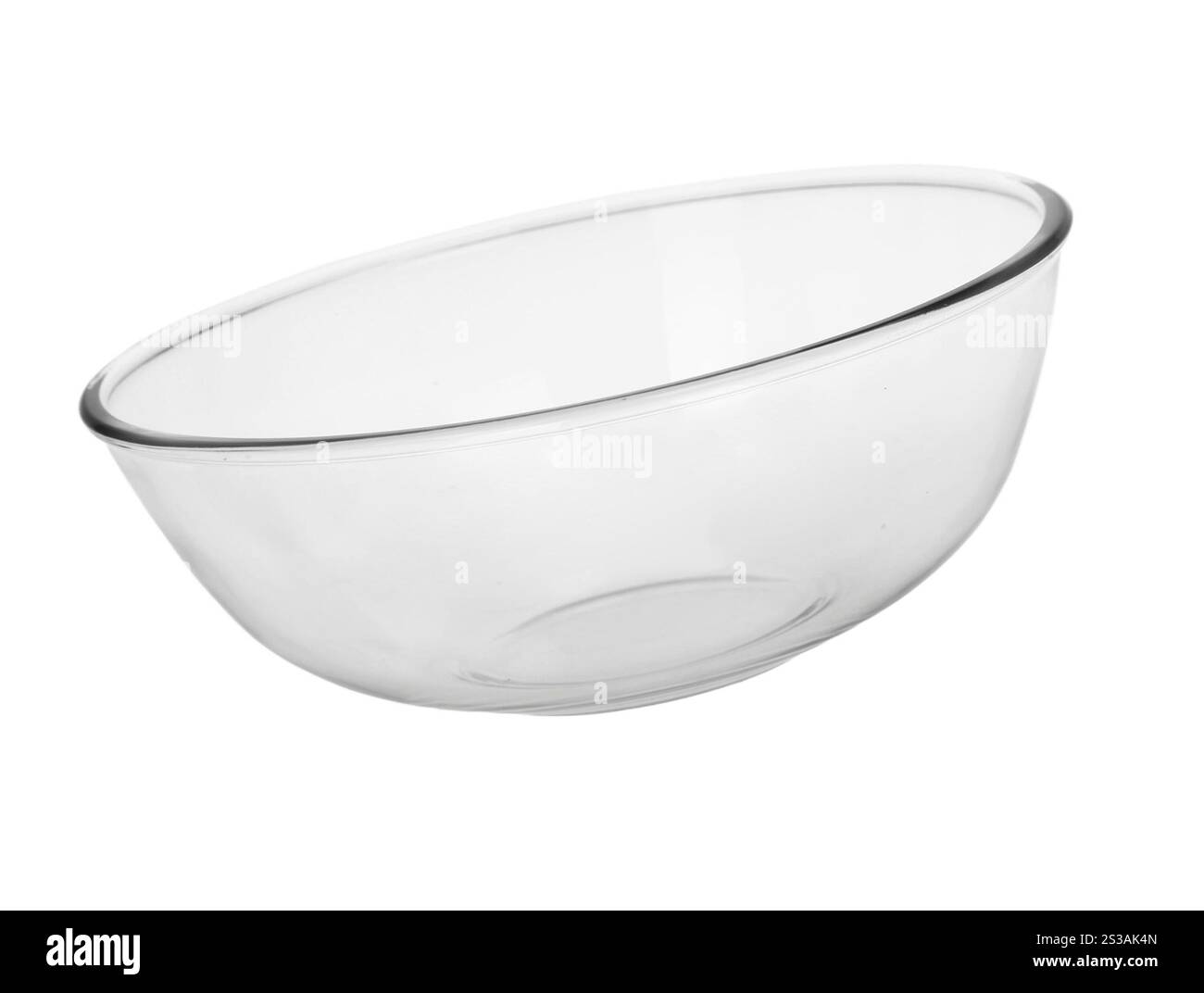 empty vase of glass, isolated on a white background Stock Photo - Alamy