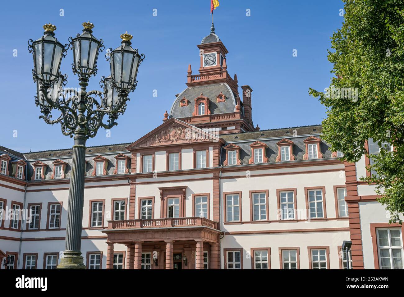 Schloss Philippsruhe, Frontansicht, Hanau, Hessen, Deutschland Stock ...