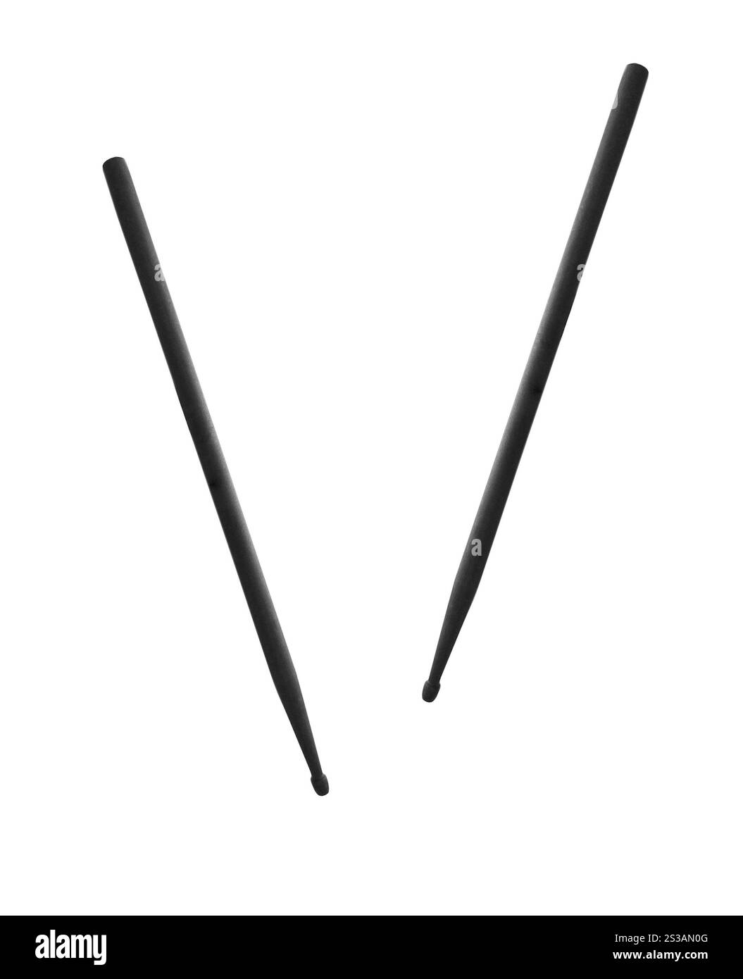 Black drumsticks isolated on white. Black drumsticks isolated Stock ...