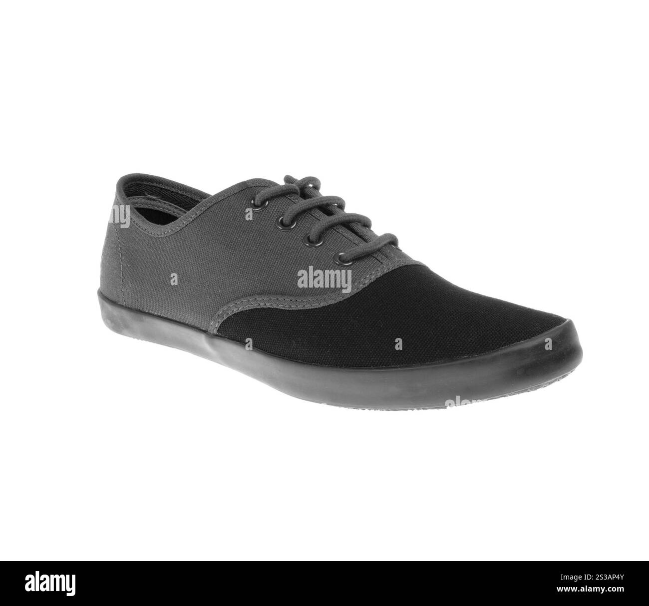 gray sneaker isolated on white background. gray sneaker isolated Stock ...