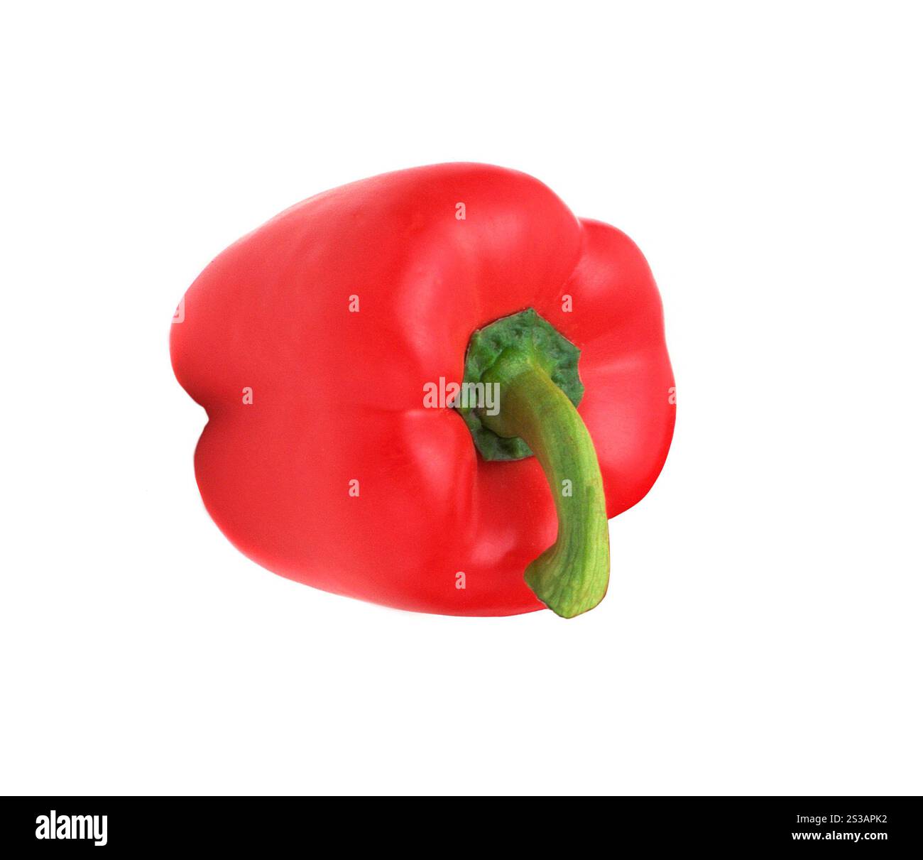 Bell pepper bulgarian pepper isolated on white Stock Photo - Alamy