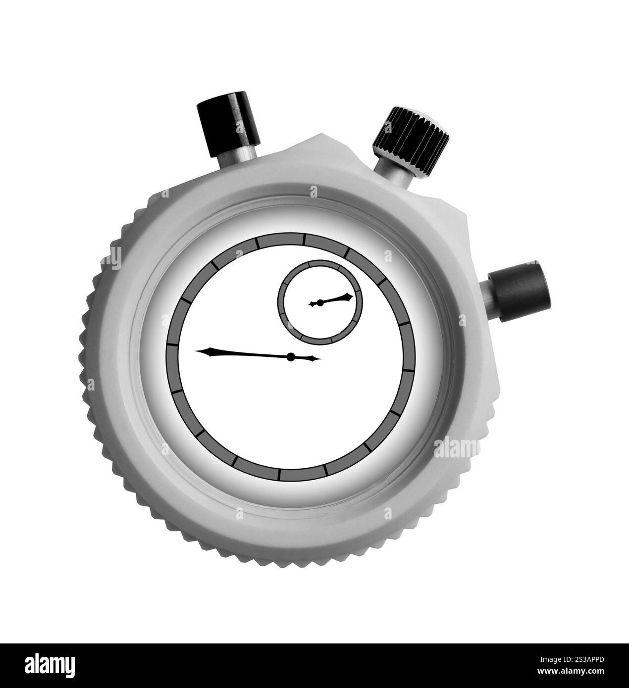 Stopwatch isolated on white background. Stopwatch on white background ...