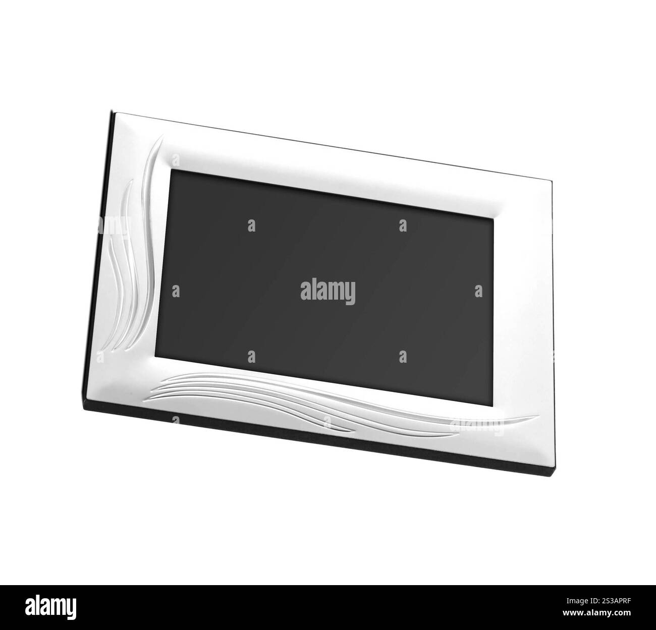 White photo frame isolated on white background. White photo frame Stock ...