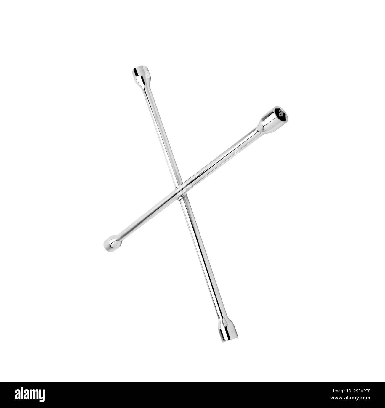 wheel wrench isolated on white background. wheel wrench Stock Photo - Alamy