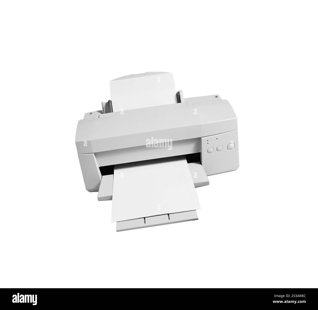 laser printer isolated on white background. laser printer isolated ...