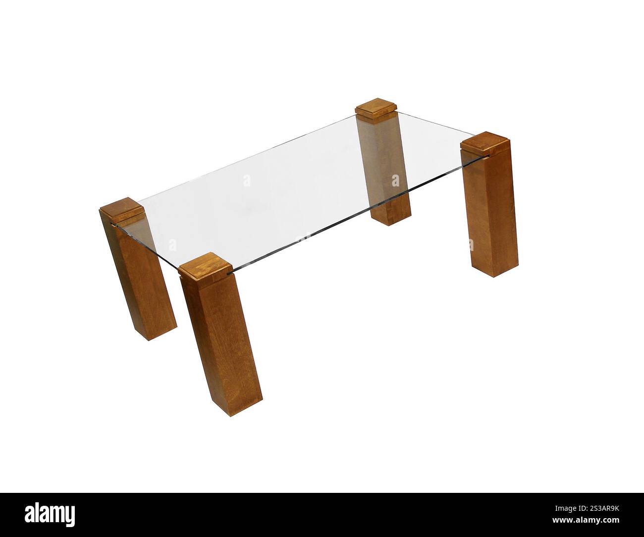 modern dining glass table isolated on white background. modern dining ...