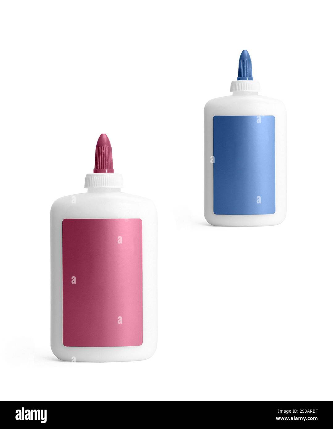 glue containers isolated on white background. glue containers Stock ...