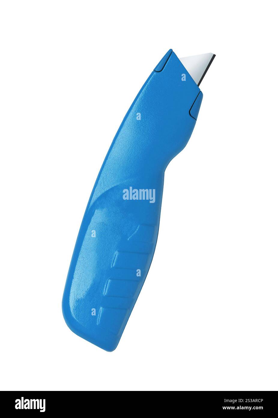 Box Cutter isolated on white background. Box Cutter Stock Photo - Alamy