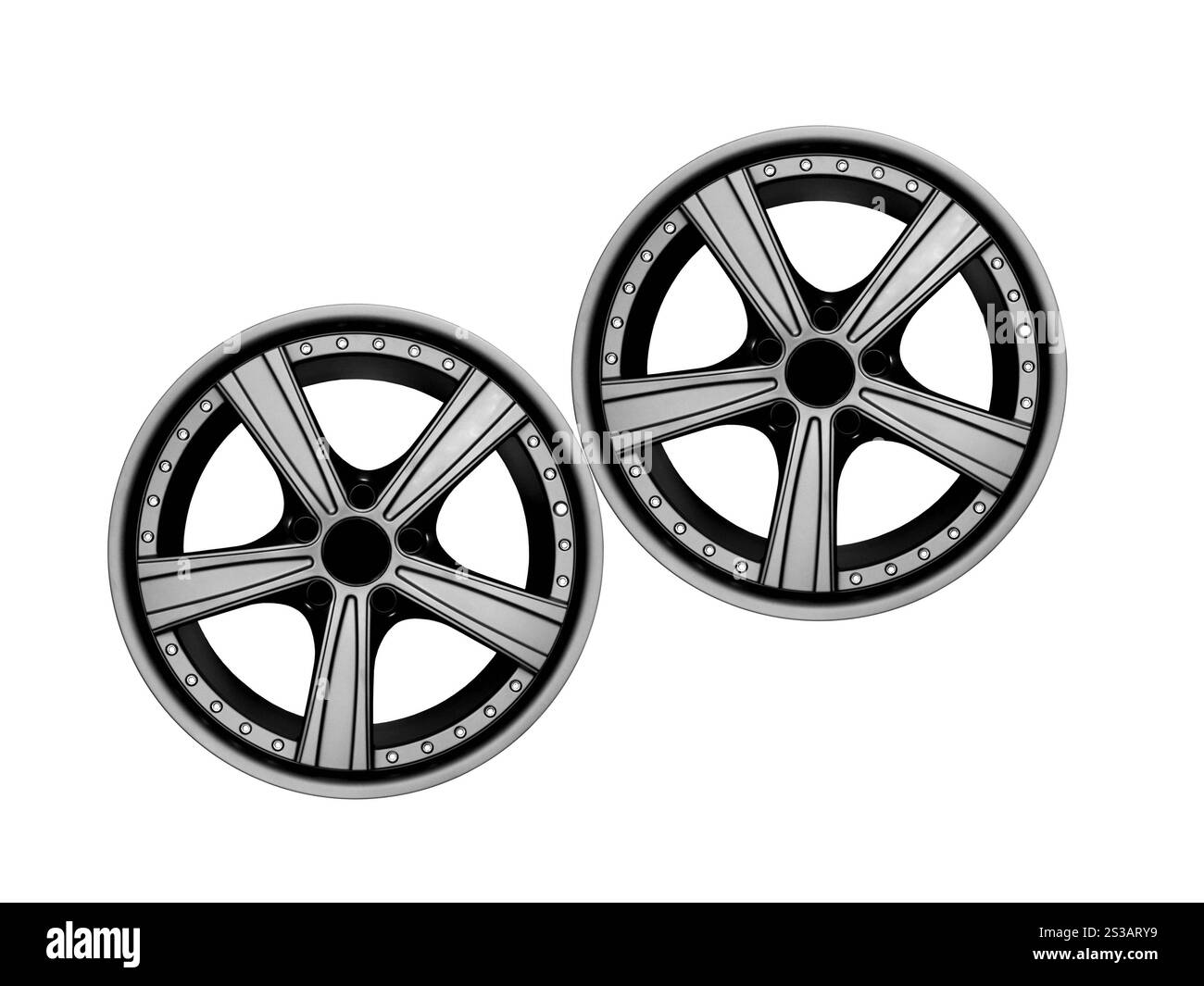 Car tire with rims isolated on white background. Car tire with rims ...