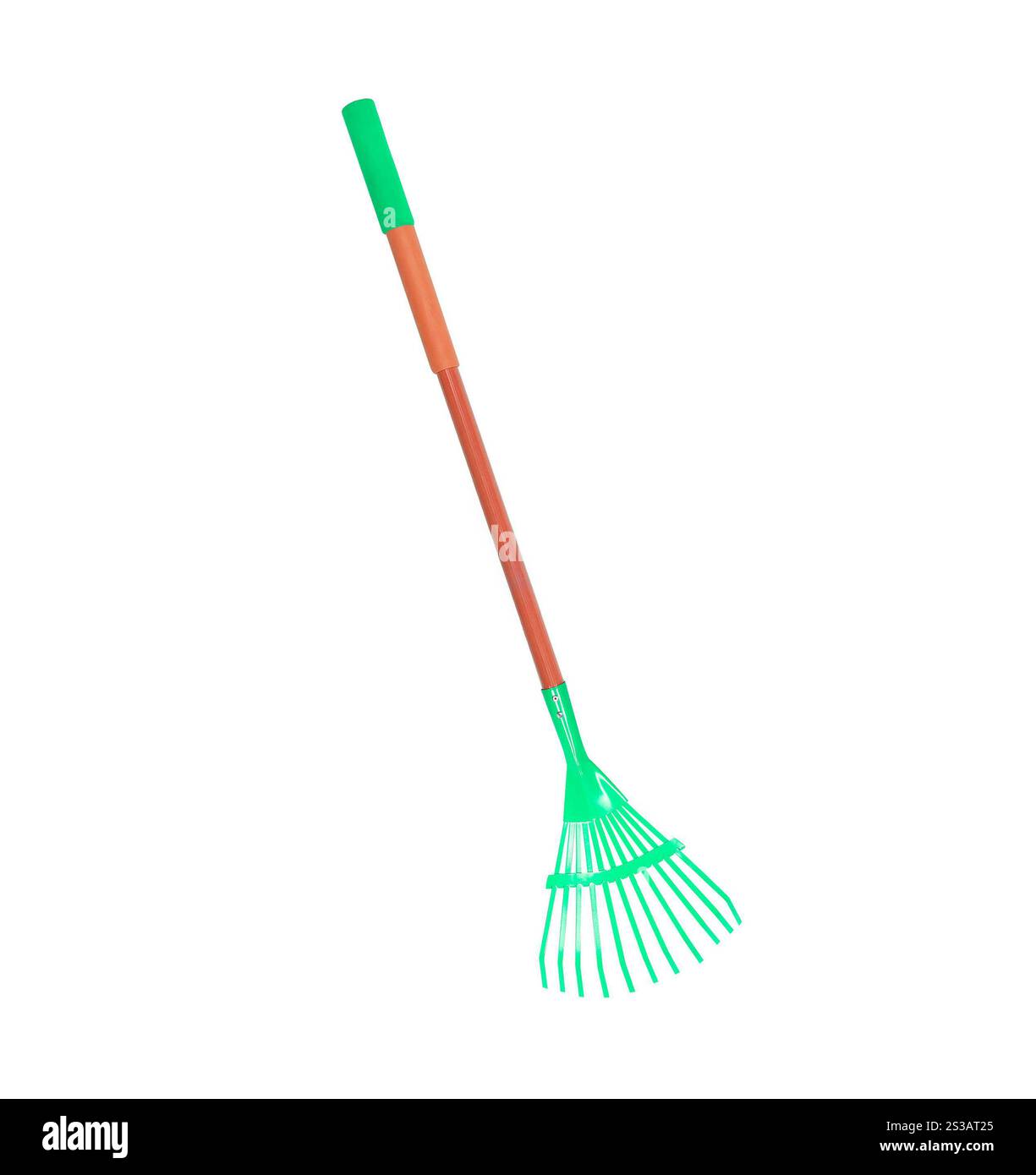 Plastic rake isolated on the white background. Plastic rake isolated ...