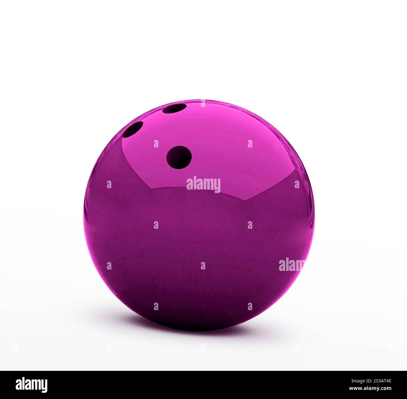 Pink bowling ball. Red bowling ball Stock Photo - Alamy