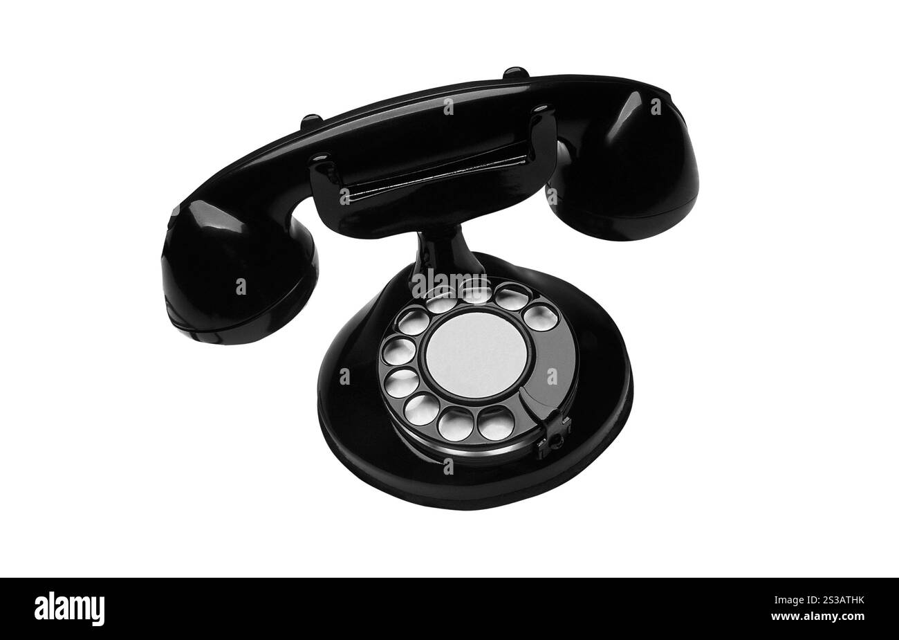 Old Style Phone isolated on white background. Old Style Phone Stock ...