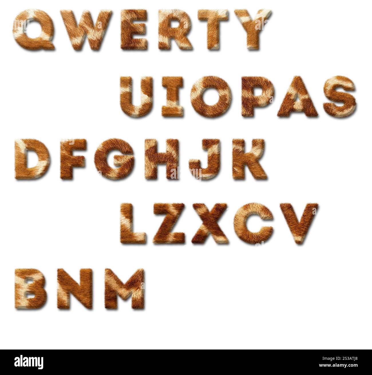Letters from giraffe style fur alphabet . Letters from giraffe style ...