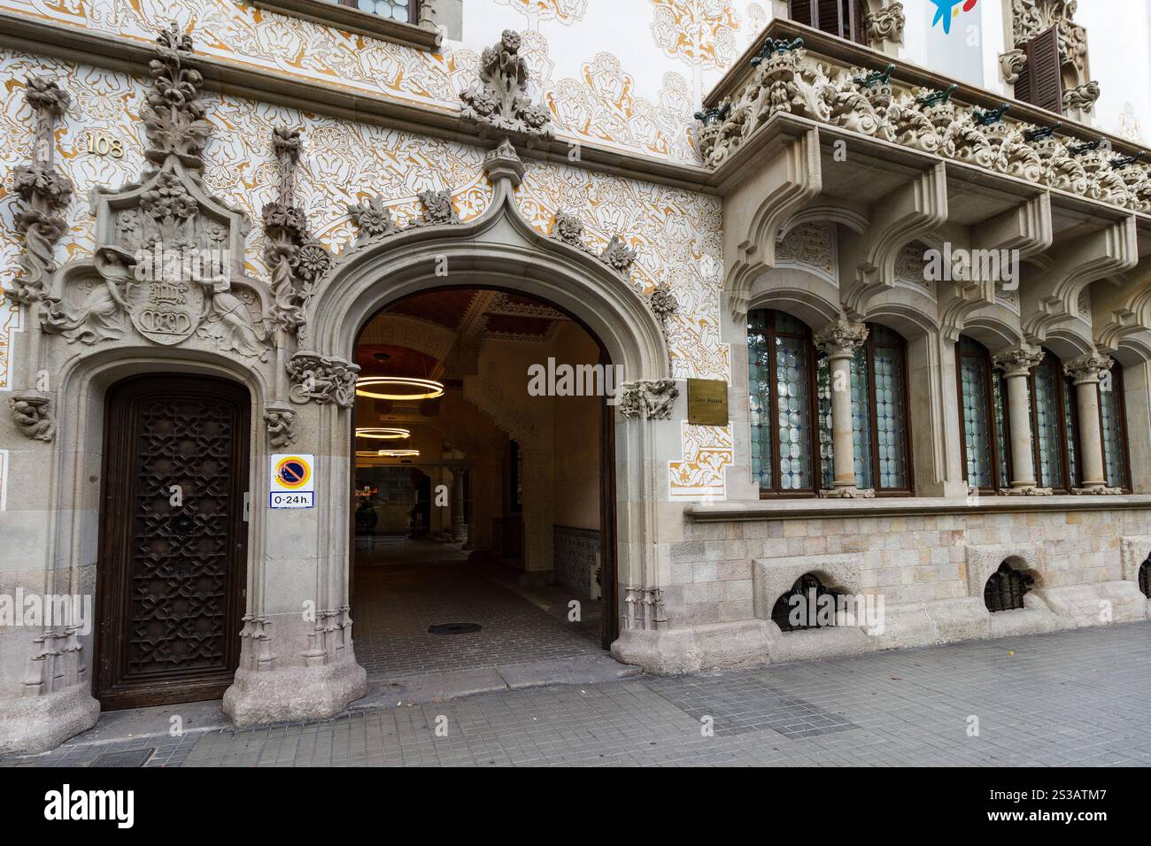 Palau Macaya, Barcelona, Spain Stock Photo - Alamy