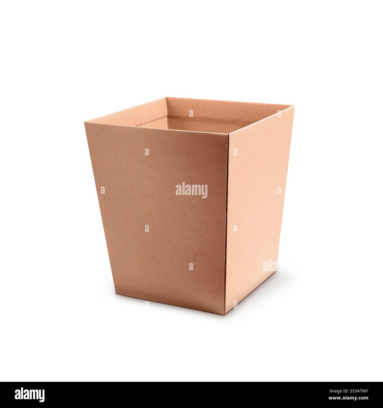 Open carton box isolated on white background. Open carton box isolated ...