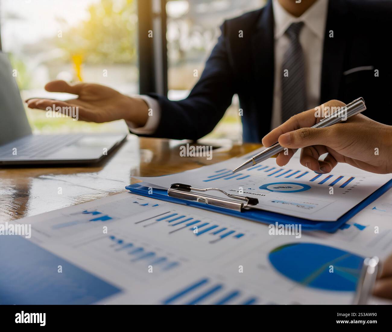 Illustration depicting the concept of a professional consultation and ...