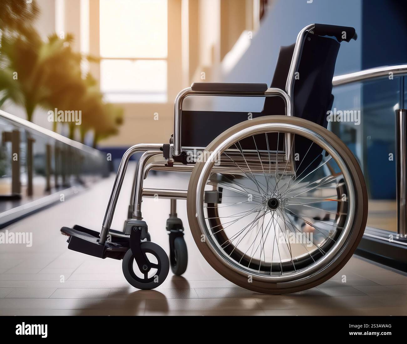 Illustration depicting the concept of disability and accessibility ...