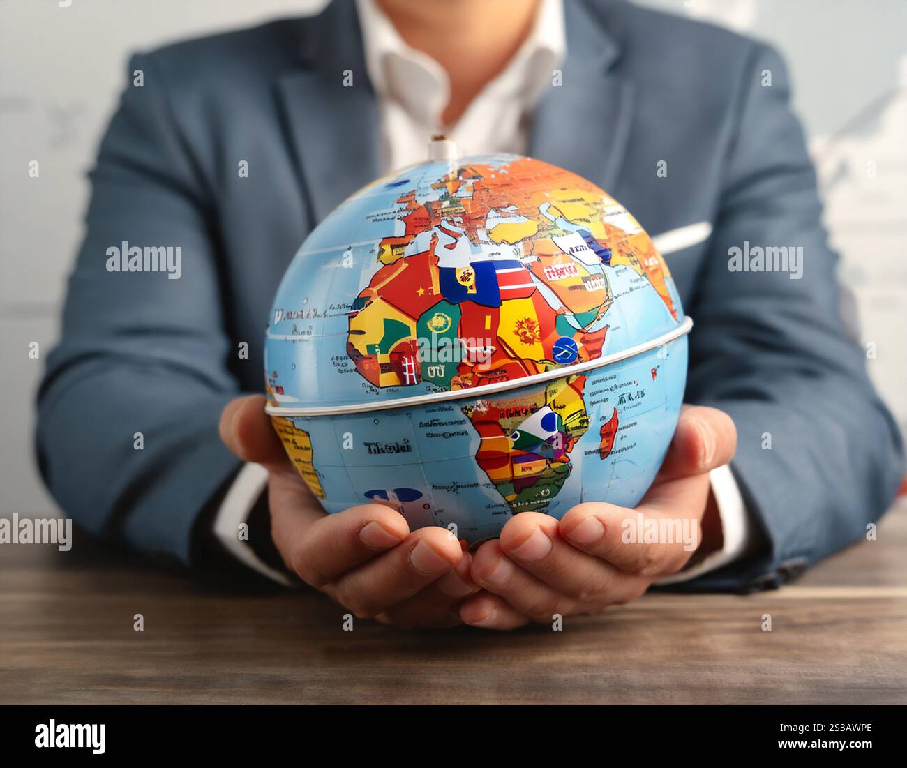 Concept illustrating language and communication through translation ...