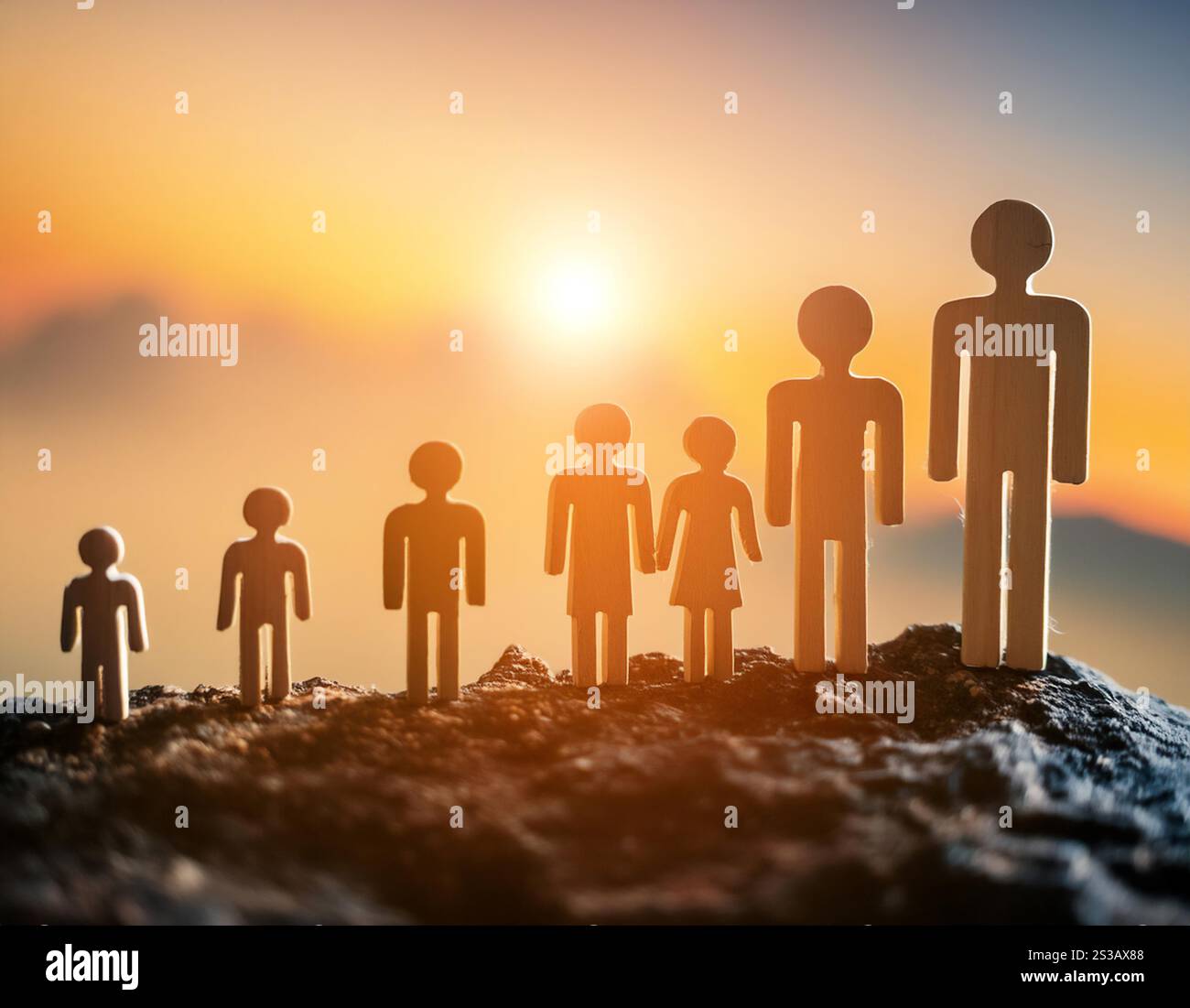 Illustration depicting the concept of recovery, showing stages of ...